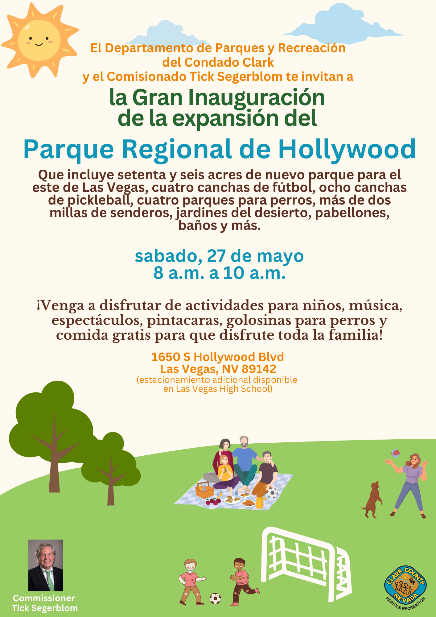 la Gran Inauguración de la expansión del Parque Regional de Hollywood ...