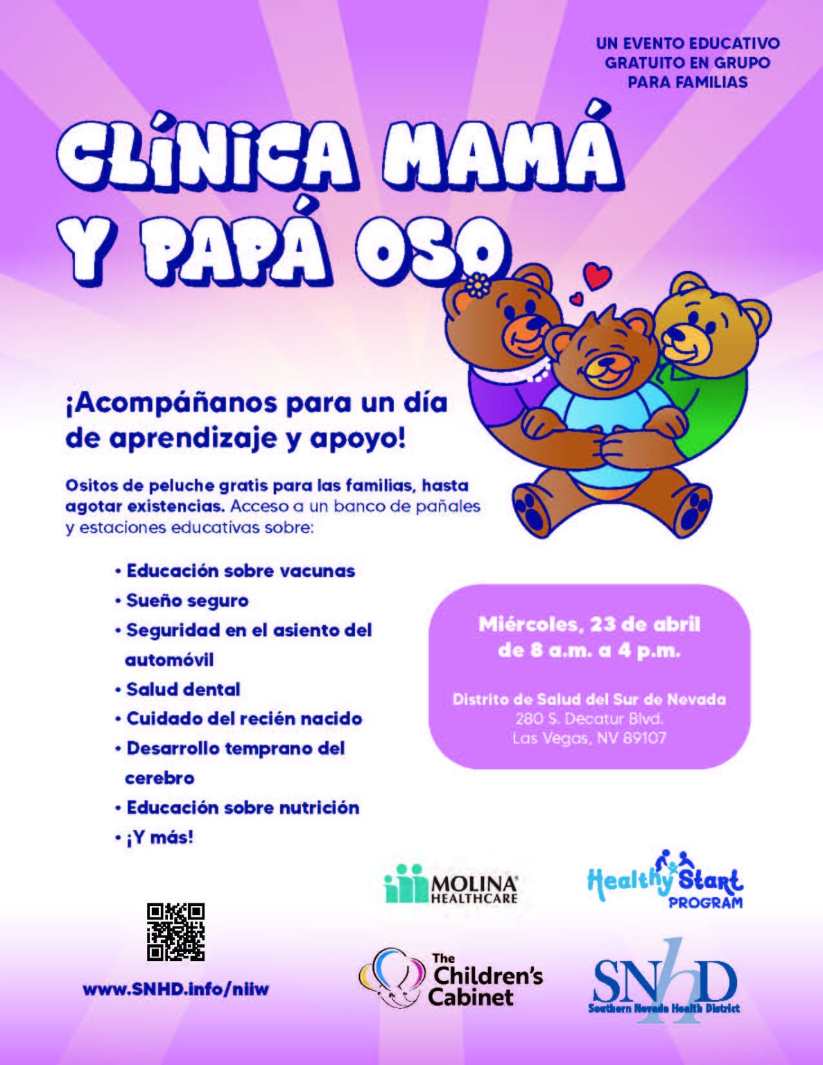 Clinica Mama y Papa Oso - Viva Saludable